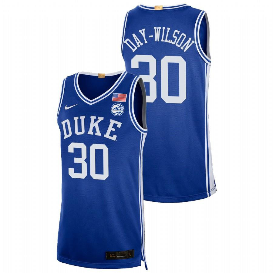 Shayeann Day-Wilson 30 Duke Blue Devils 2023 College Basketball Limited ...