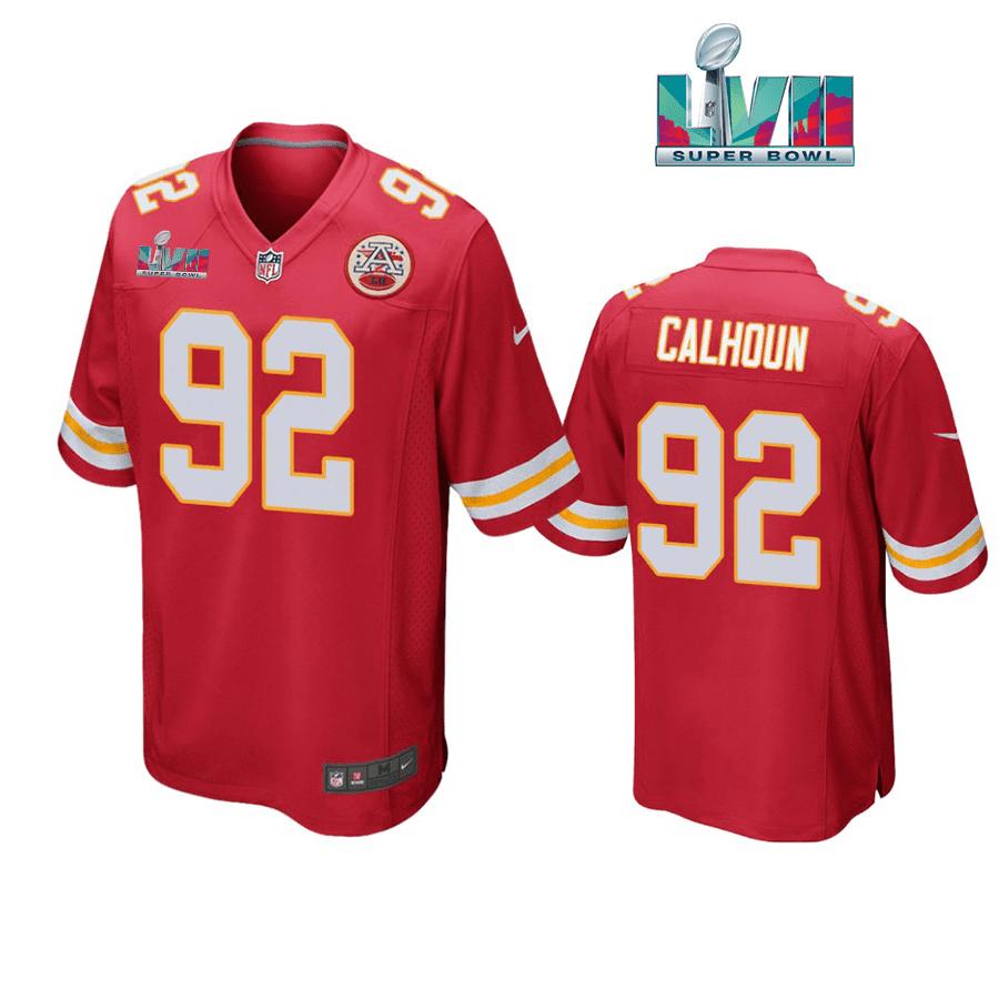 Shilique Calhoun 92 Kansas City Chiefs Super Bowl LVII Red Men Game ...