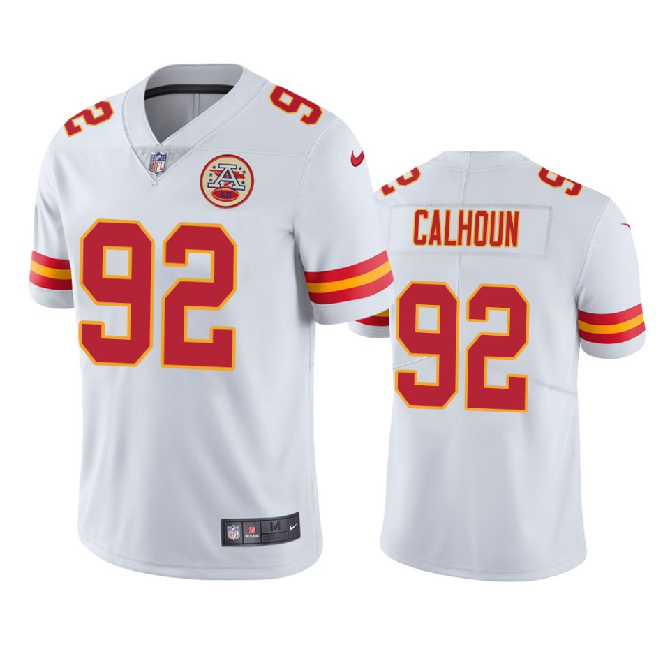 Shilique Calhoun 92 Kansas City Chiefs White Vapor Limited Jersey ...