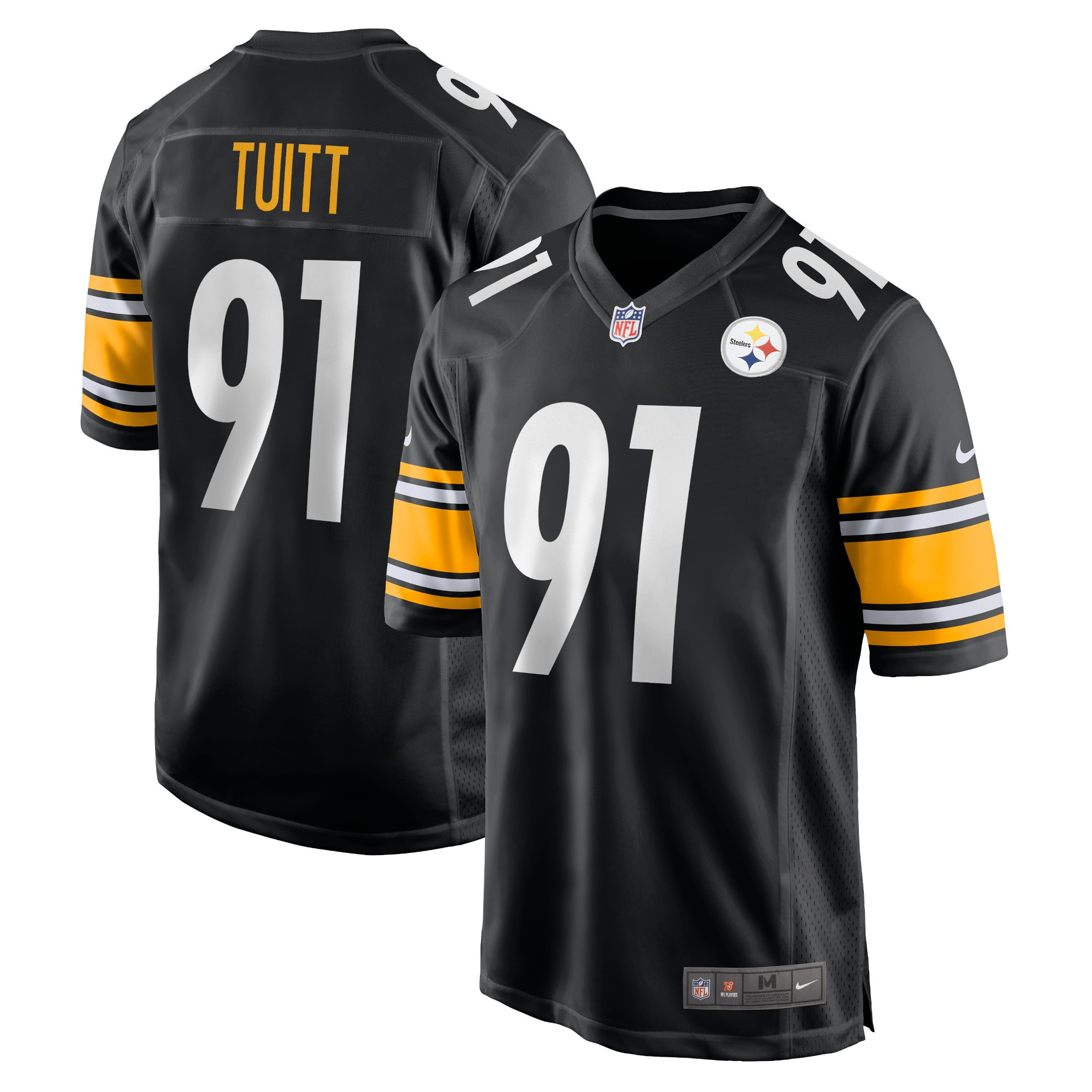 Stephon Tuitt Pittsburgh Steelers Game Team Jersey - Black Nfl - Bluefink
