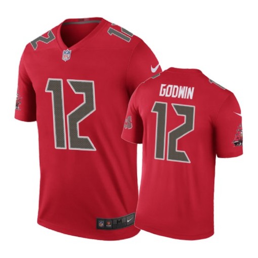 Tampa Bay Buccaneers #12 Chris Godwin Nike Color Rush Red Jersey - Bluefink