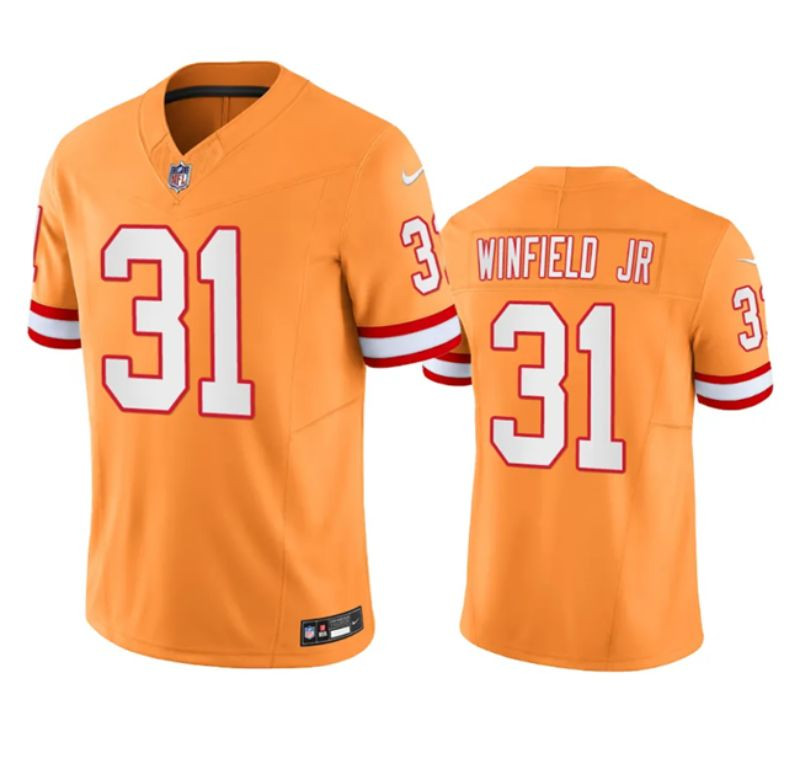 Tampa Bay Buccaneers #31 Antoine Winfield Jr Orange Throwback Limited ...