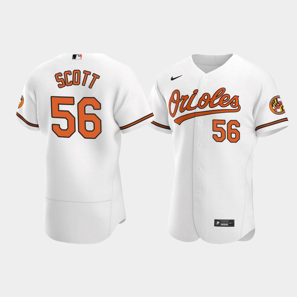 Tanner Scott 56 Baltimore Orioles White Home Jersey - Bluefink