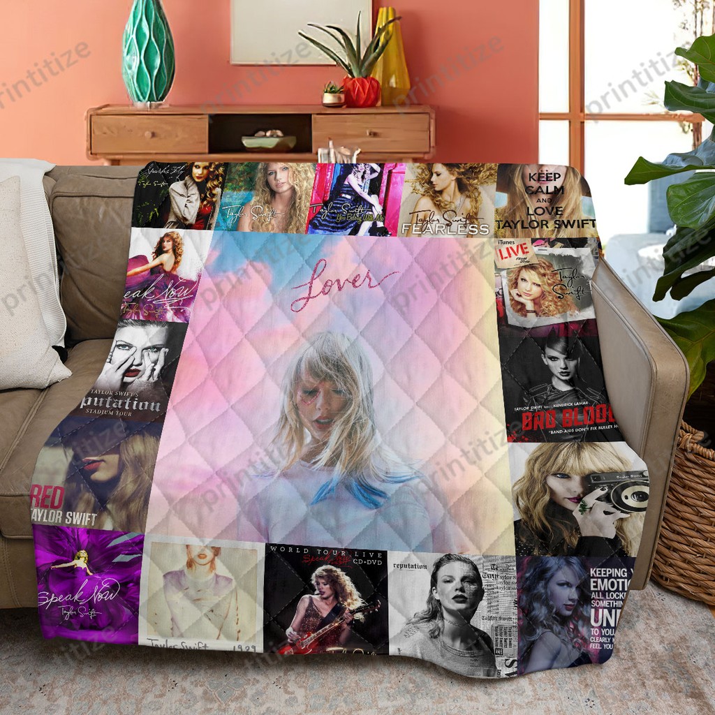 Taylor Swift Lover Design For Fans Quilt - Bluefink