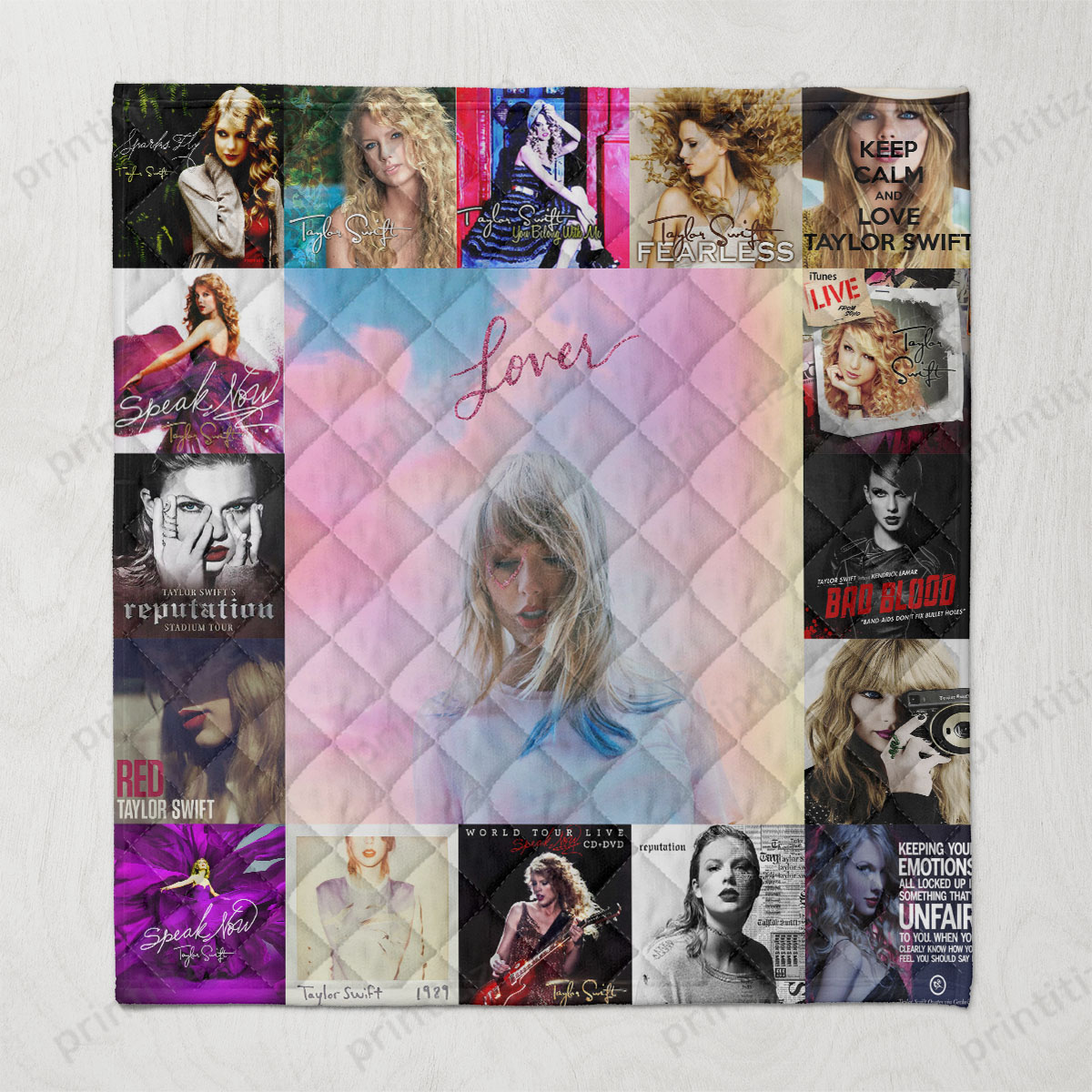 Taylor Swift Lover Design For Fans Quilt - Bluefink