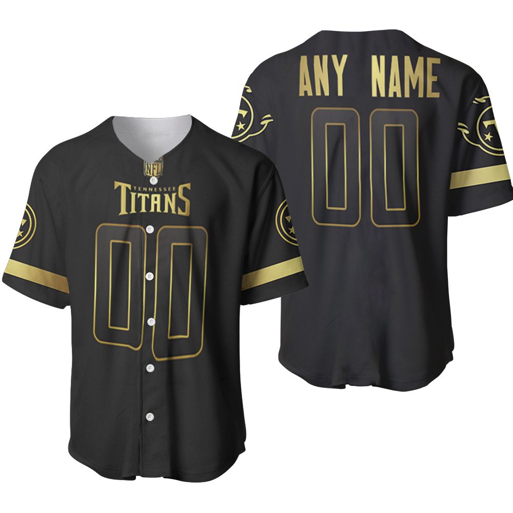 Tennessee Titans Nfl America Football Team Logo Black Golden ...