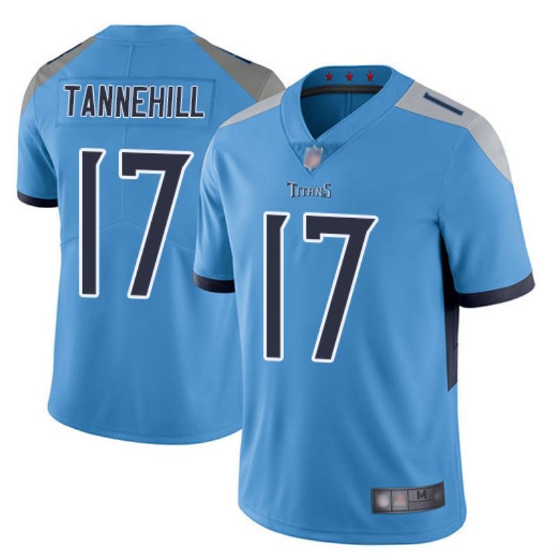 Tennessee Titans Ryan Tannehill #17 Nfl 2020 Blue Jersey - Bluefink