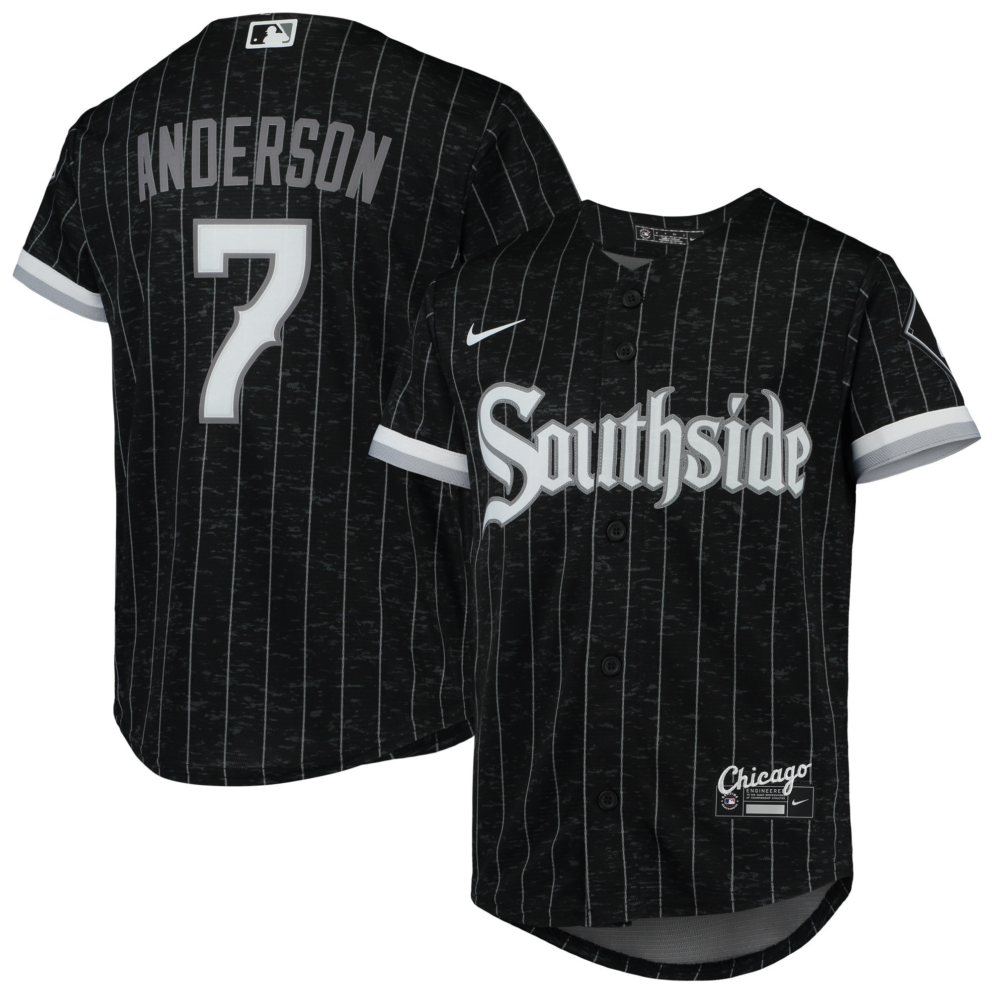 Tim Anderson Chicago White Sox 2021 City Connect Replica Player Jersey ...