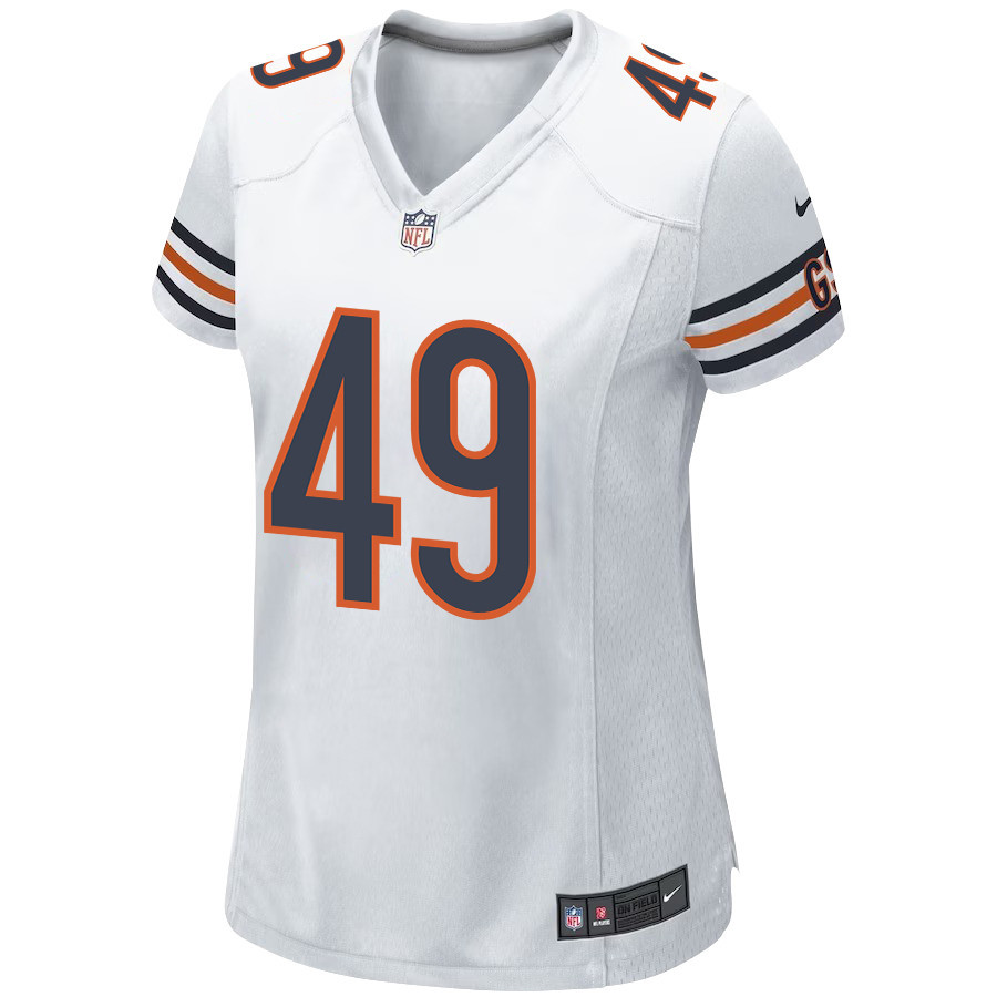 Tremaine Edmunds 49 Chicago Bears Women Game Jersey - White - Bluefink