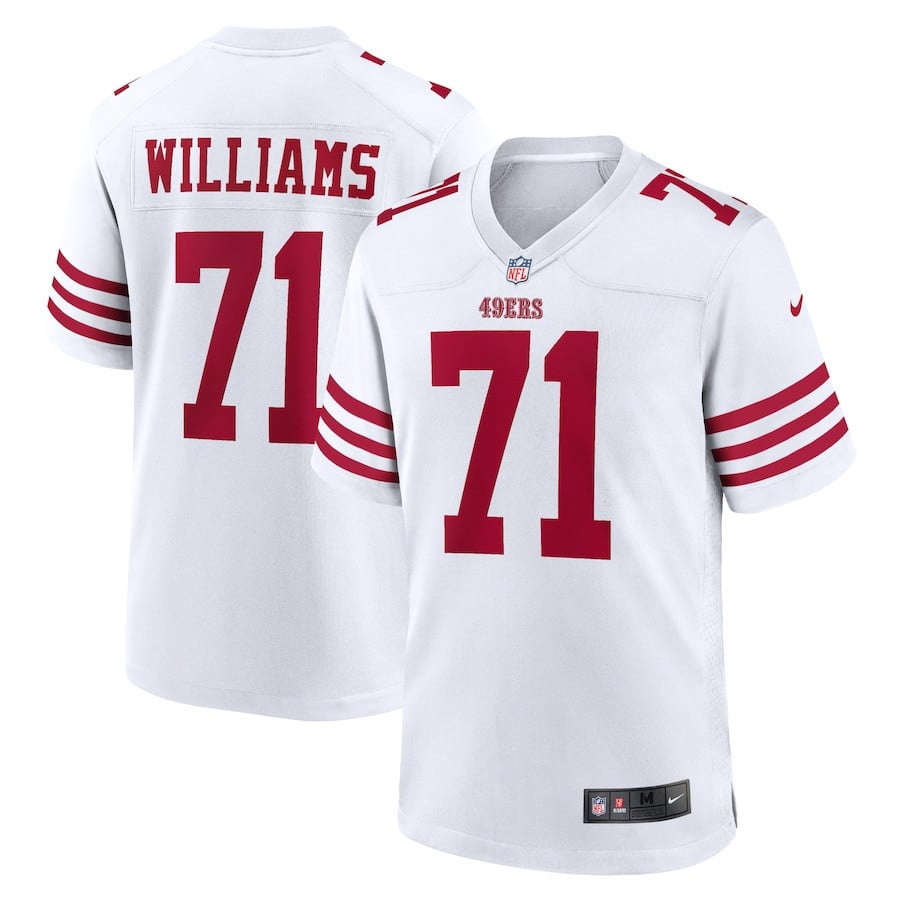 Trent Williams 71 San Francisco 49ers Player Game Jersey - White - Bluefink