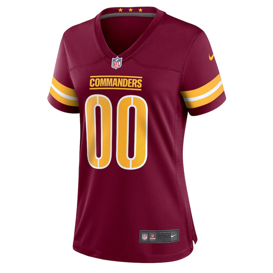 Washington Commanders Women's Game Custom Player Jersey - Burgundy ...