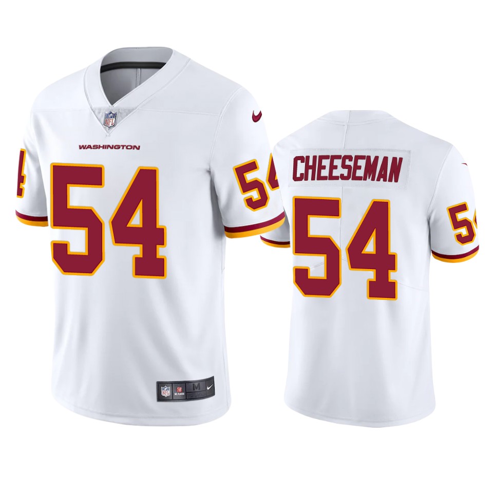 Washington Football Team Camaron Cheeseman Vapor Limited White Jersey ...