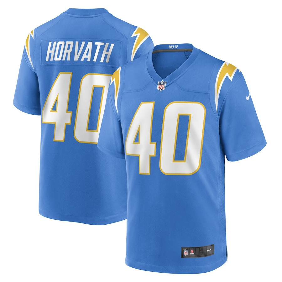 Zander Horvath Los Angeles Chargers Game Player Jersey - Powder Blue ...