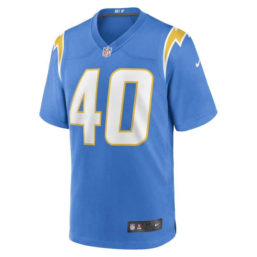 Zander Horvath Los Angeles Chargers Game Player Jersey - Powder Blue ...