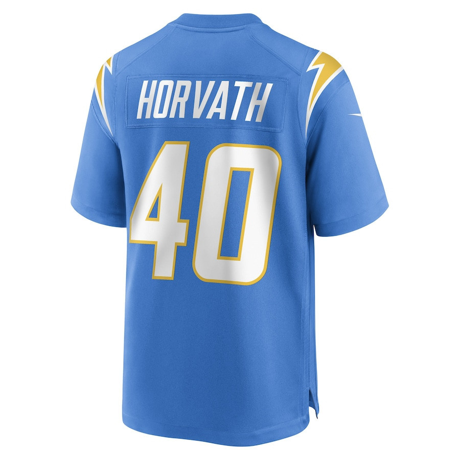Zander Horvath Los Angeles Chargers Game Player Jersey - Powder Blue ...