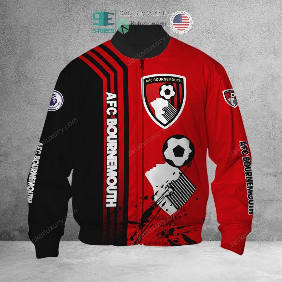 AFC Bournemouth Logo Edition Bomber Jacket - Bluefink