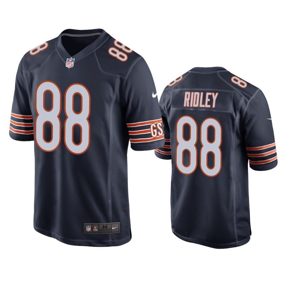 Chicago Bears Riley Ridley 2019 Nfl Draft Navy Game Jersey - Bluefink