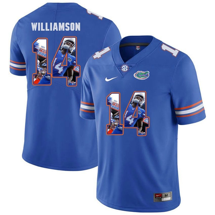 Florida Gators Royal Chris Williamson College Football Portrait Jersey ...