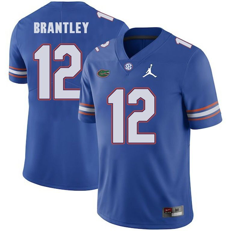 Florida Gators Royal John Brantley Jordan Brand Football Jersey - Bluefink