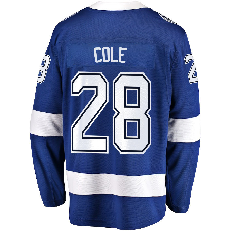 Ian Cole 28 Tampa Bay Lightning Stanley Cup 2023 Playoffs Patch Home ...