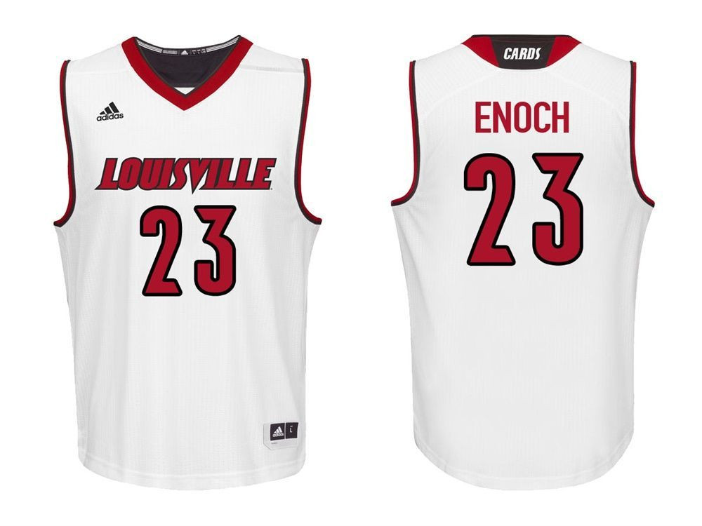 Louisville Cardinals White Steven Enoch College College Basketball ...