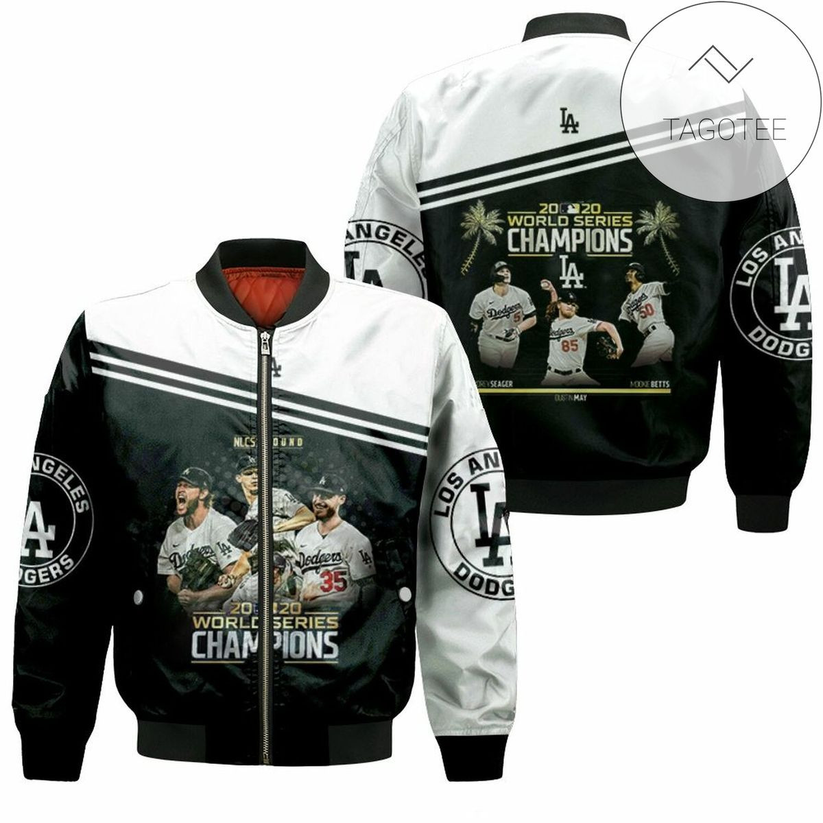 MLB Los Angeles Dodgers Bomber Jacket V10 - Bluefink