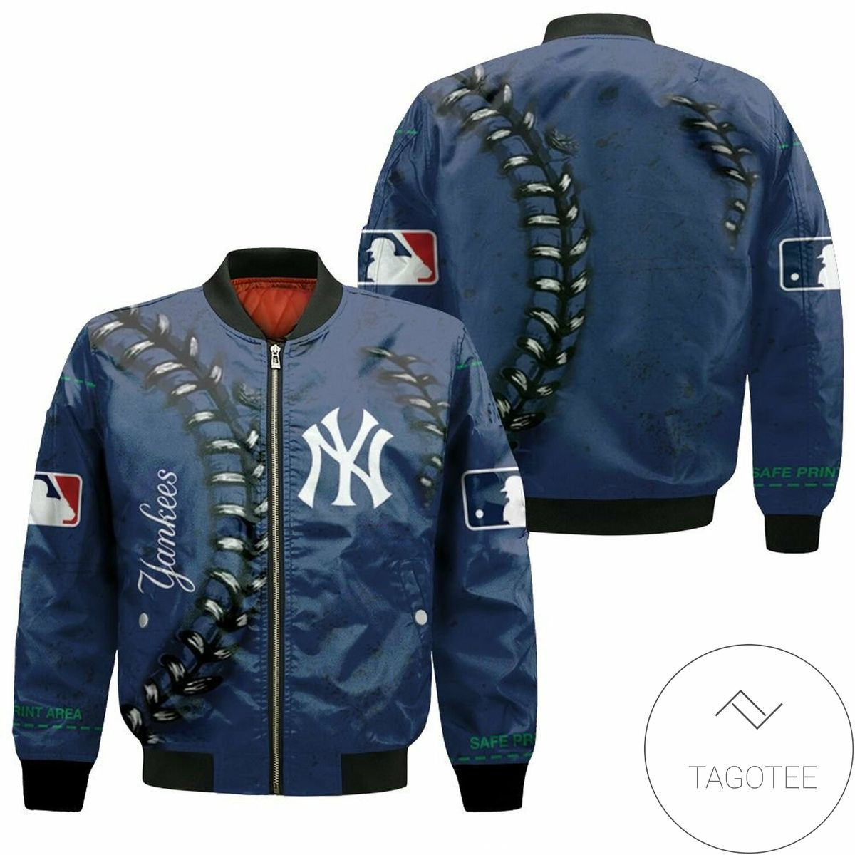 MLB New York Yankees Bomber Jacket V3 - Bluefink