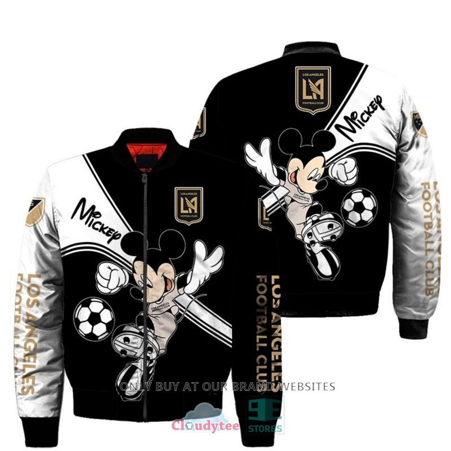 MLS Los Angeles FC Mickey Mouse Bomber Jacket - Bluefink