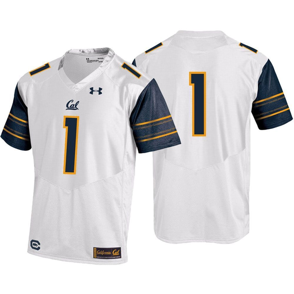 Male Cal Bears White College Football Game Jersey - Bluefink