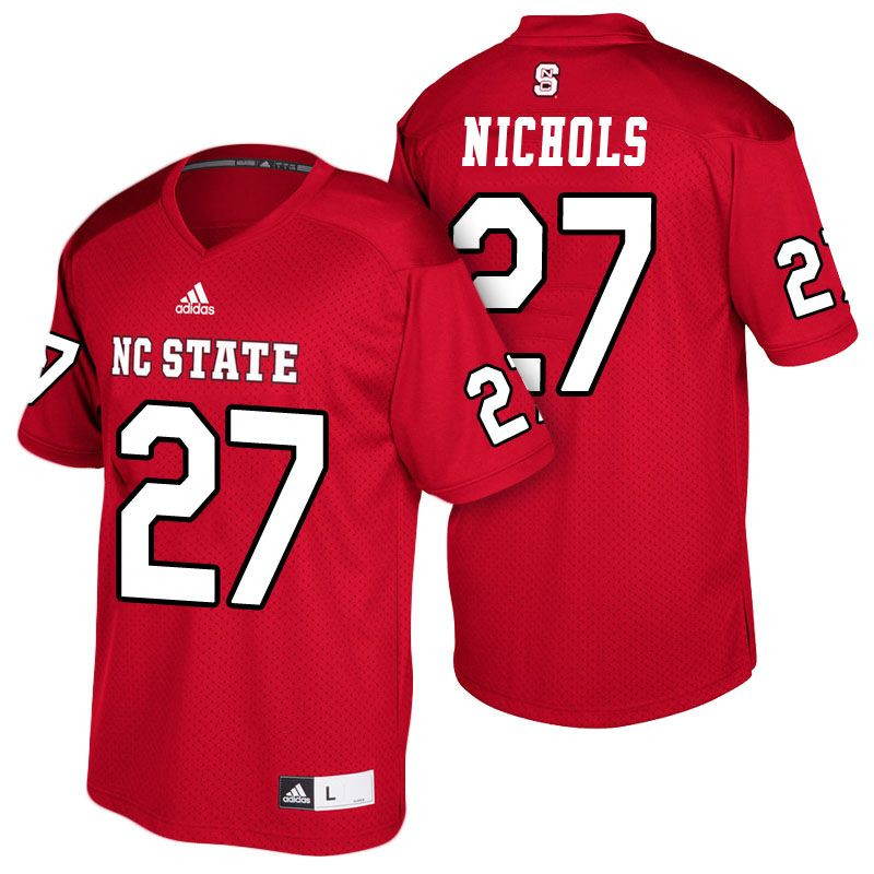 Male NC State Wolfpack Red Dakwa Nichols NCAA Football Jersey - Bluefink