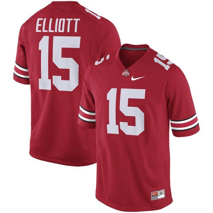 Male Ohio State Buckeyes Scarlet Ezekiel Elliott Alumni Football ...