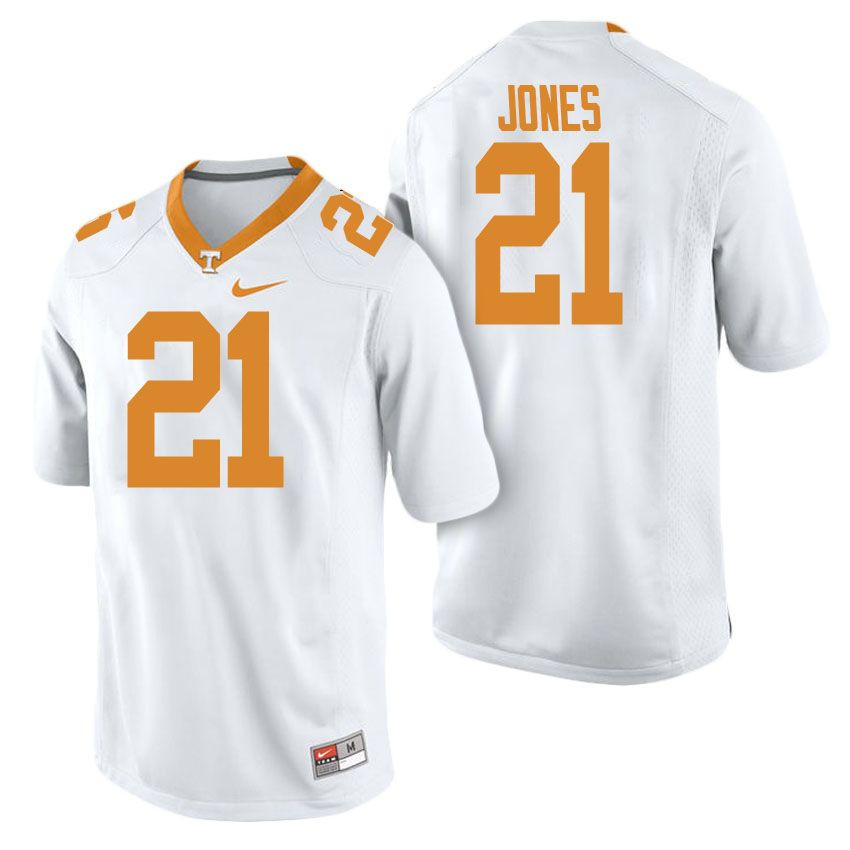 Male Tennessee Volunteers White Jacquez Jones College Football Freshman ...