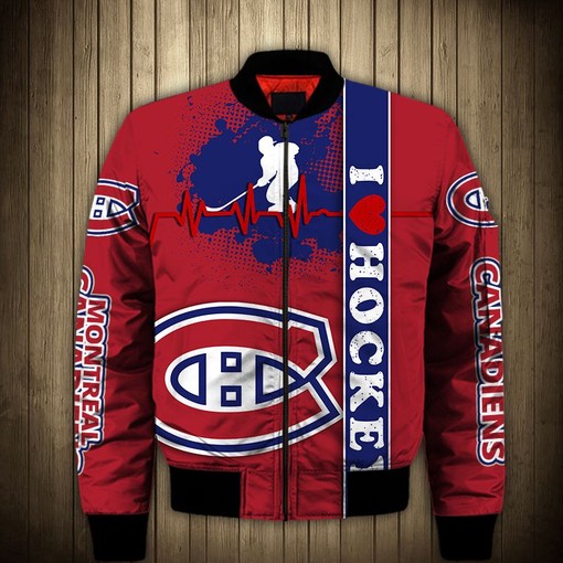 Men's Montreal Canadiens Jacket 3D - Bluefink