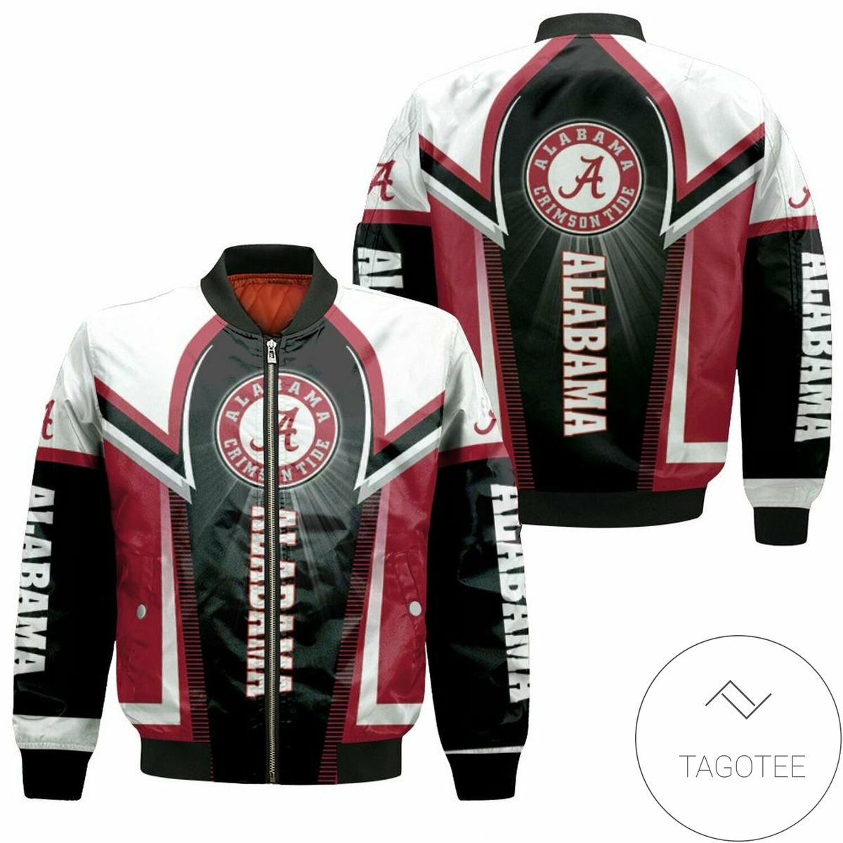 NCAA Alabama Crimson Tide Bomber Jacket V8 - Bluefink