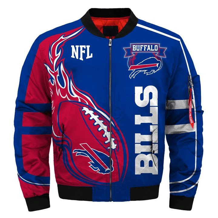NFL Buffalo Bills Newest Design Bomber Jacket - Bluefink