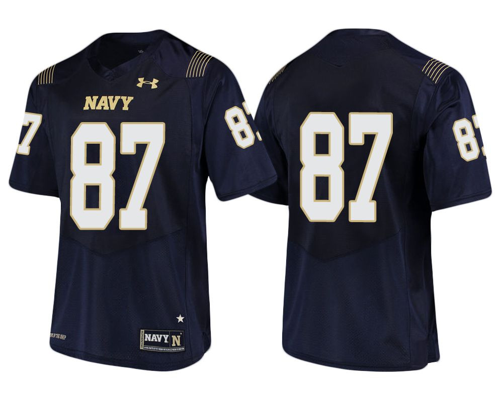 Navy Midshipmen Navy Brandon Colon NCAA Football Jersey - Bluefink