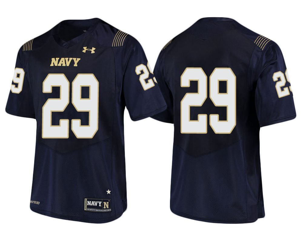 Navy Midshipmen Navy Darryl Bonner NCAA Football Jersey - Bluefink