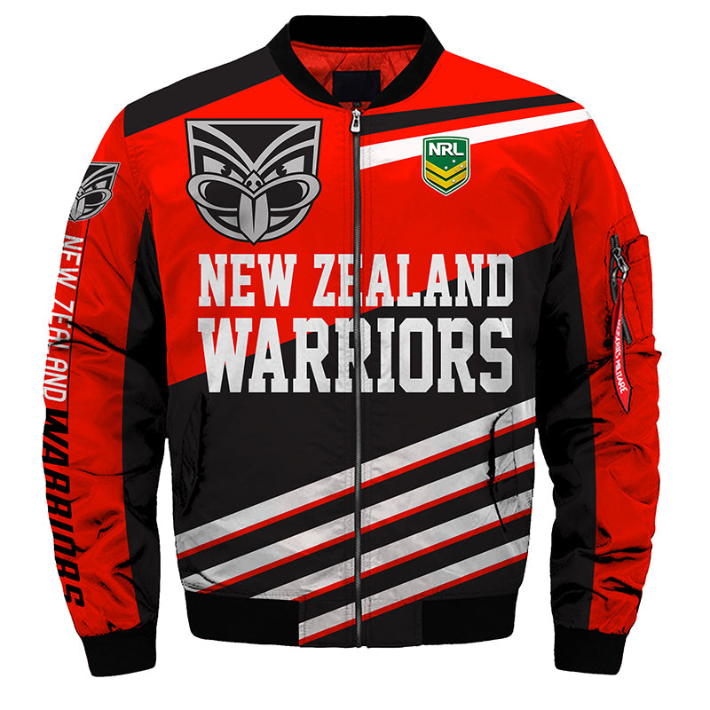 New Zealand Warriors Jacket 3D Full-zip Jackets - Bluefink