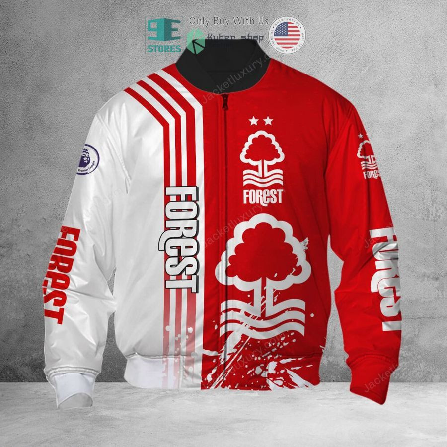 Nottingham Forest FC Logo Edition Bomber Jacket - Bluefink