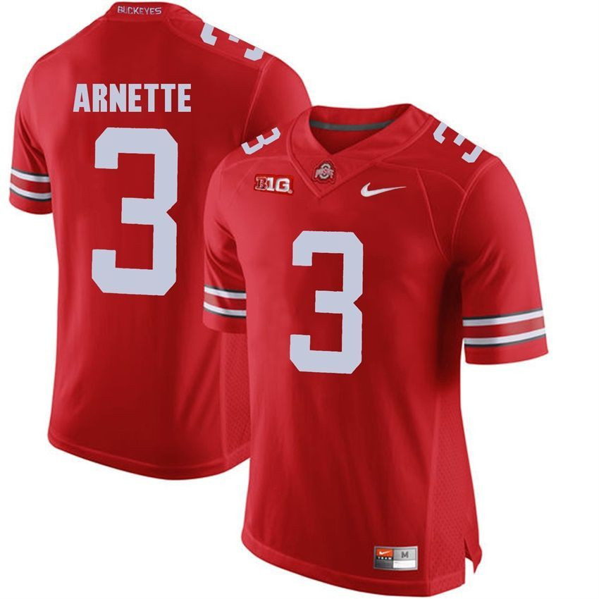 Ohio State Buckeyes Scarlet Damon Arnette Player Football Jersey - Bluefink