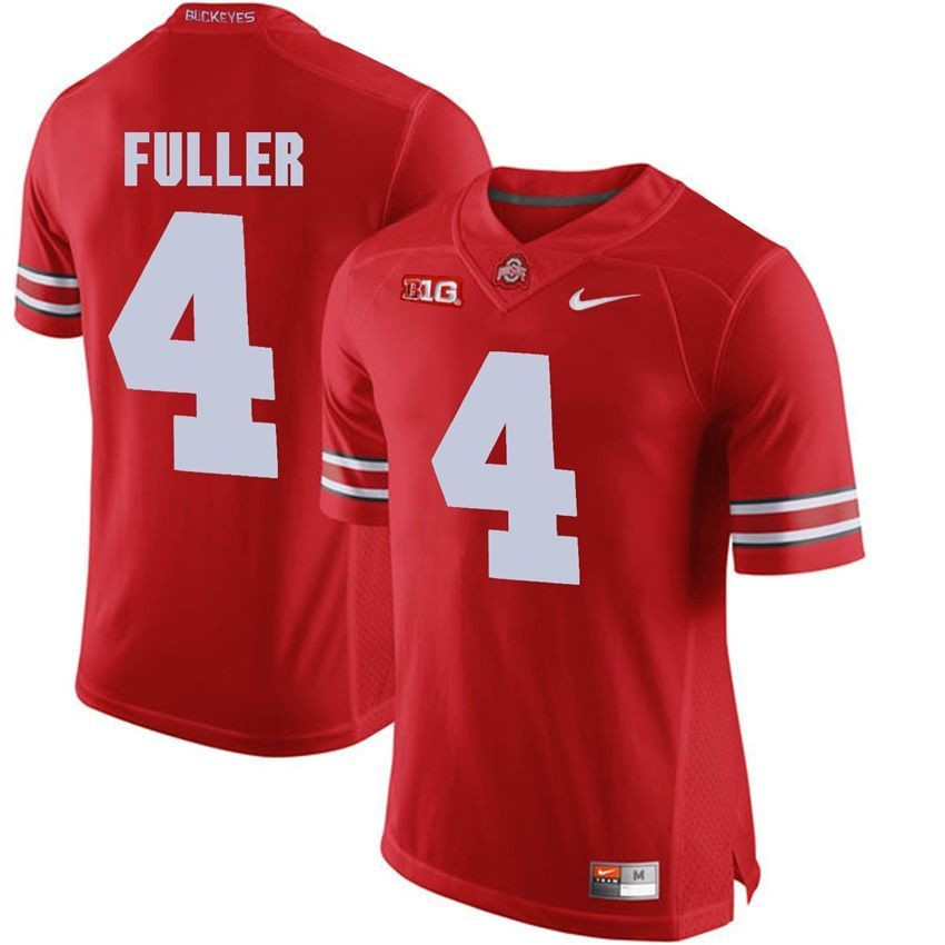 Ohio State Buckeyes Scarlet Jordan Fuller Player Football Jersey - Bluefink