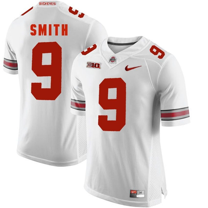 Ohio State Buckeyes White Devin Smith Player Football Jersey - Bluefink