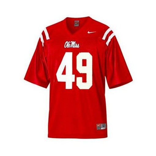 Ole Miss Rebels #49 Patrick Willis Red Football Jersey - Bluefink