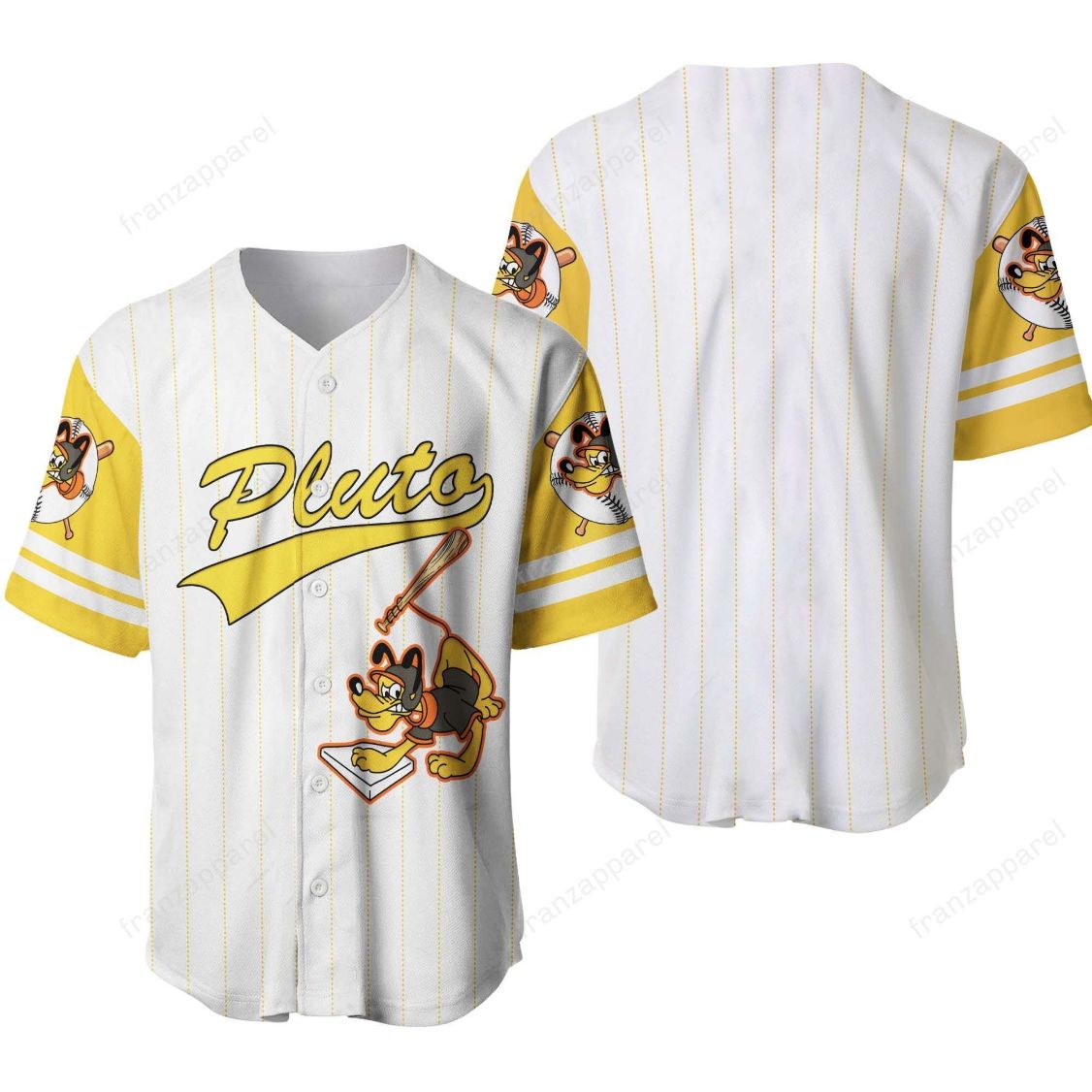 Pluto Personalized 3d Baseball Jersey - Bluefink
