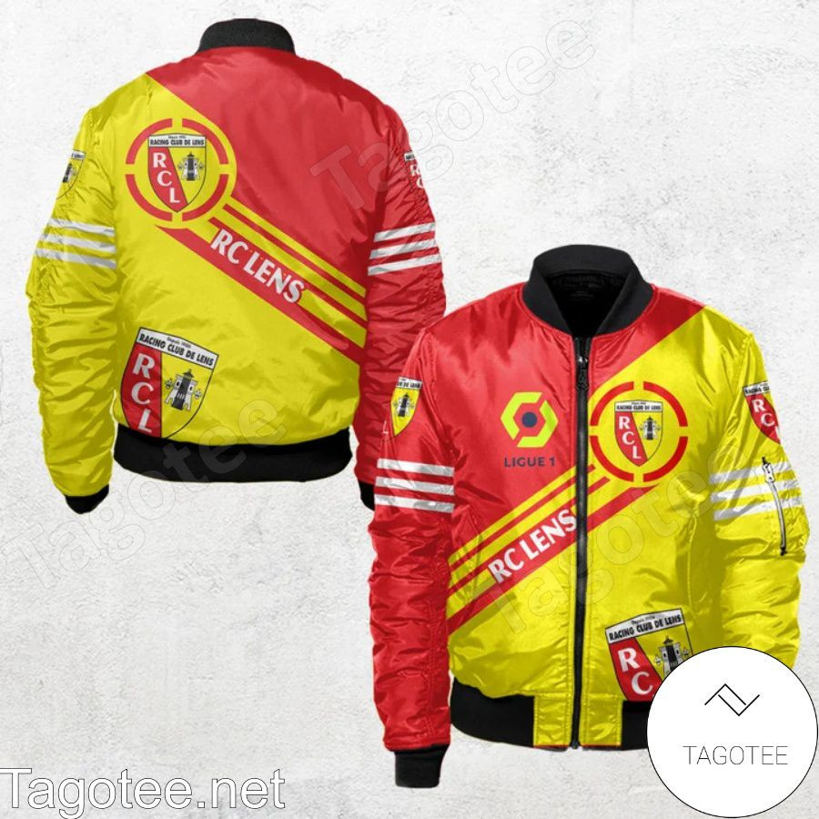RC Lens Red Yellow Bomber Jacket - Bluefink