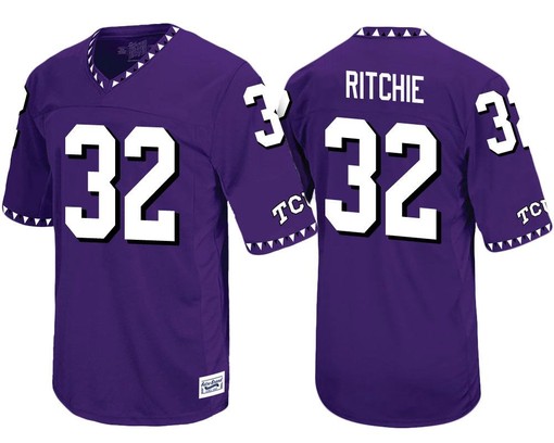 TCU Horned Frogs Purple Brandon Ritchie Player Football Jersey - Bluefink