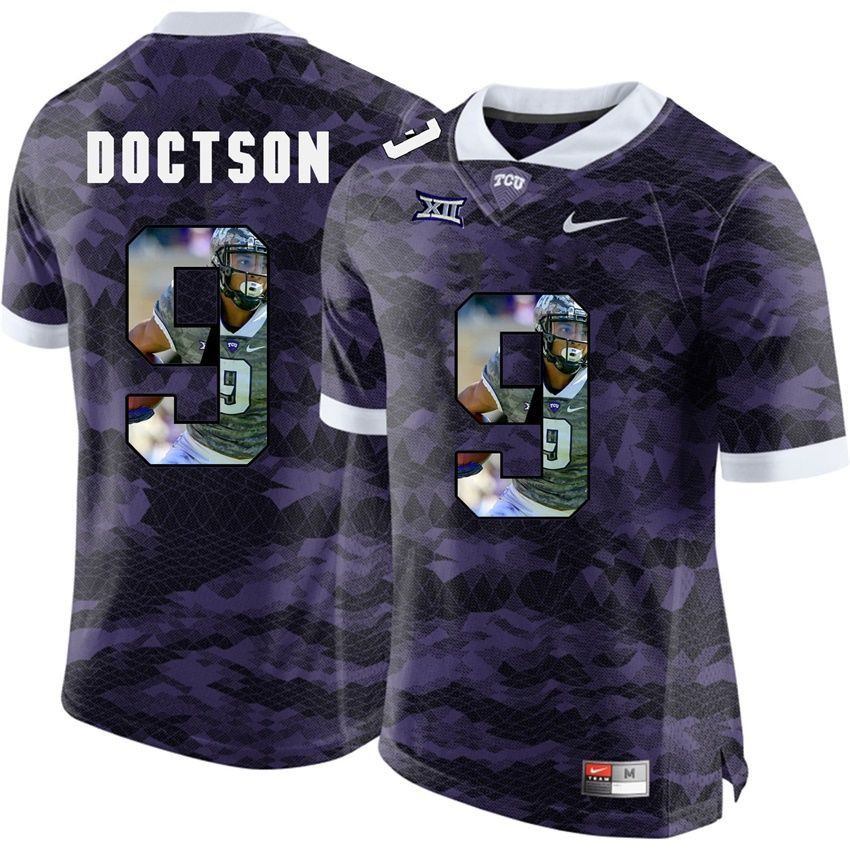 TCU Horned Frogs Purple Josh Doctson College Football Jersey - Bluefink