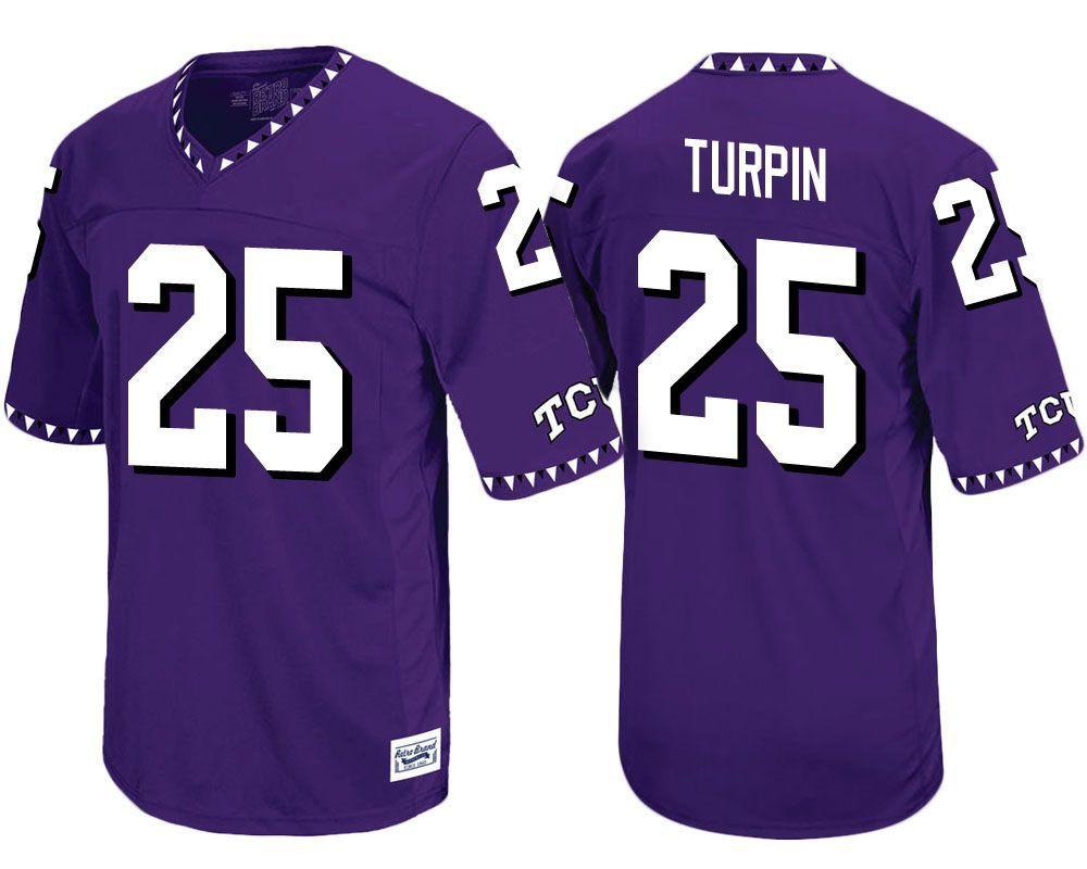 TCU Horned Frogs Purple KaVontae Turpin Player Football Jersey - Bluefink