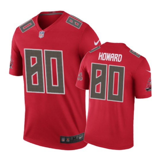 Tampa Bay Buccaneers #80 O.j. Howard Nike Color Rush Red Jersey - Bluefink