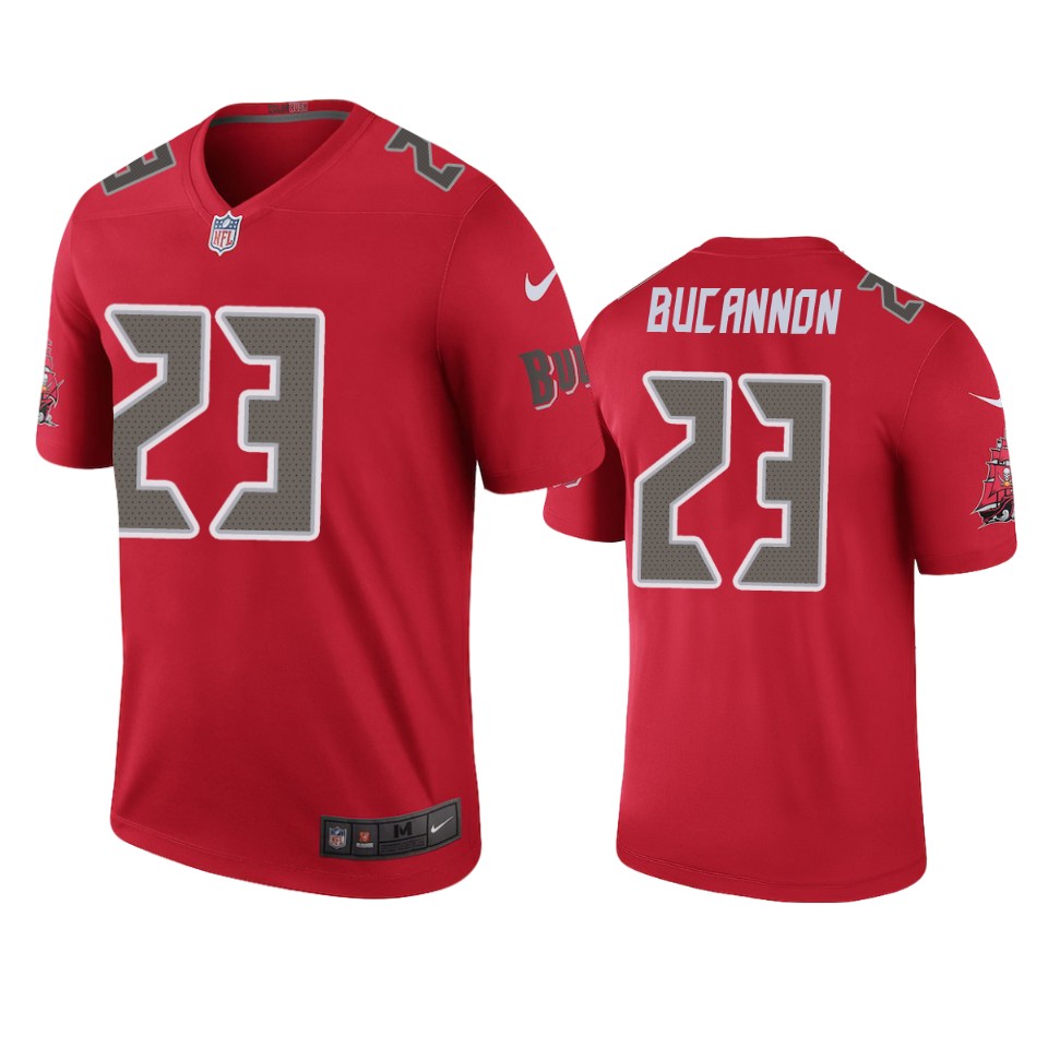Tampa Bay Buccaneers Deone Bucannon Red Color Rush Legend Jersey - Bluefink